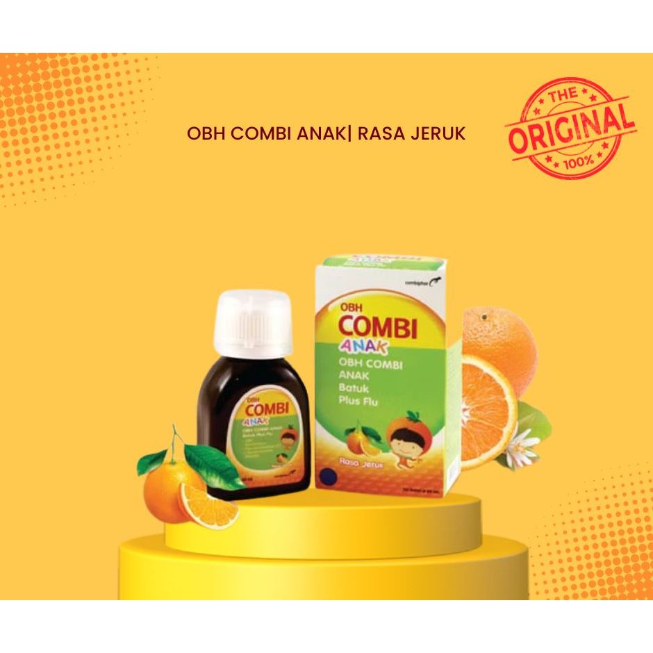 Jual OBH Combi Anak Batuk + Flu Jeruk Meredakan Batuk & Gejala Flu (60 ...