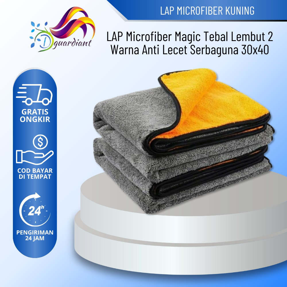 Jual LAP Microfiber LAP Magic Tebal Lembut 2 Warna Anti Lecet Serbaguna ...