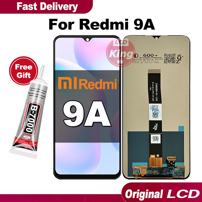 Jual LCD Redmi 9A Original TOUCHSCREEN Fullset Crown Murah Compatible ...
