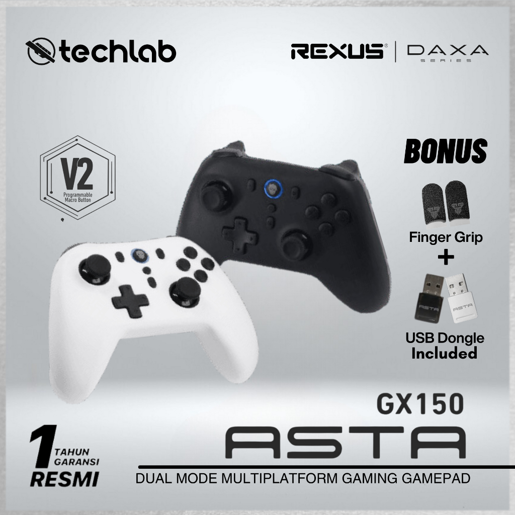 Jual Rexus Asta GX150 / GX-150 Gaming Joystick Controller With Hall ...