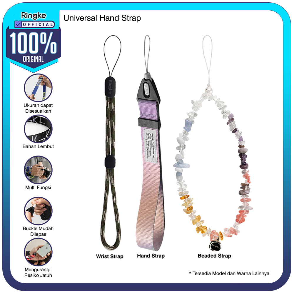 Jual Ringke Paracord Lanyard Wrist Hand Strap Tali Gantungan HP USB ...