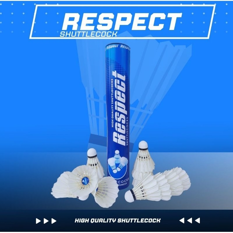 Jual Shuttlecock badminton respect biru// kok bulutangkis kok badminton ...