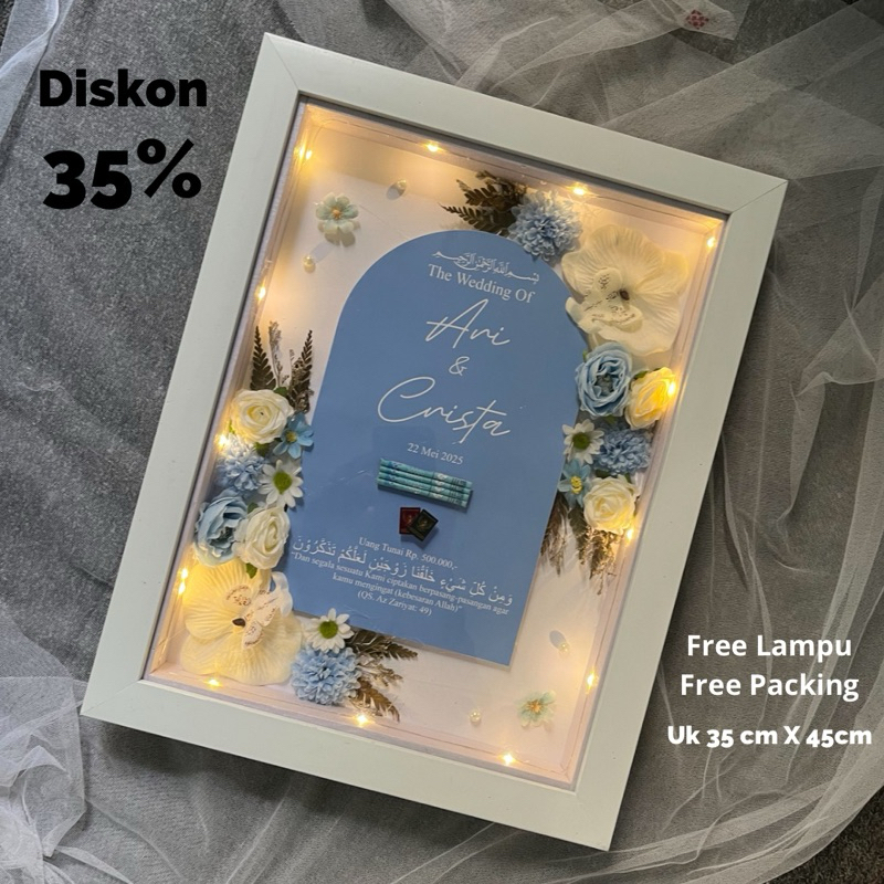 Jual Free Packing/Mahar Tetes Air/Free Lampu /Mahar Pernikahan/Mahar ...