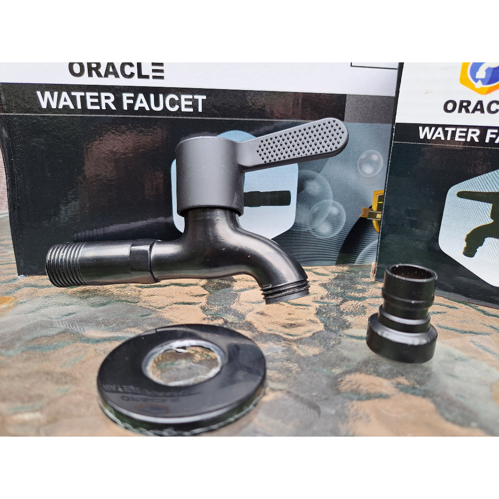 Jual ORACLE Kran Hitam Taman Engkol 1/2 Inch // Keran Taman Engkol ...
