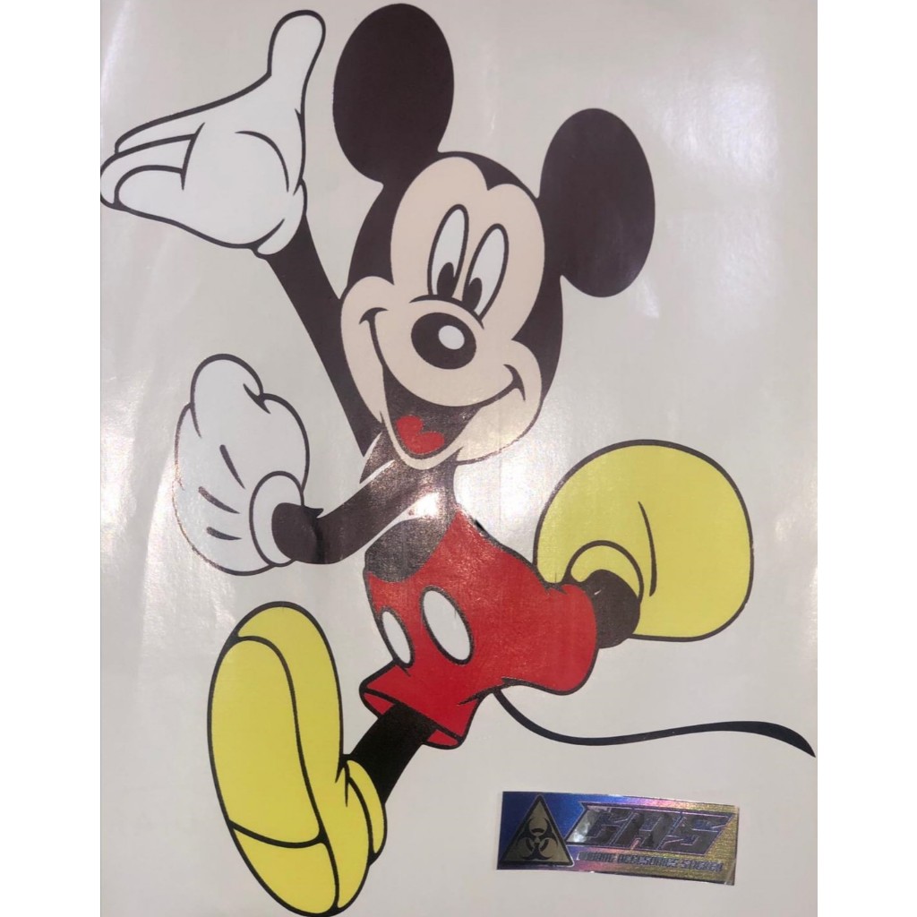 Jual STIKER VINYL MICKEY MOUSE UKURAN BESAR | Shopee Indonesia