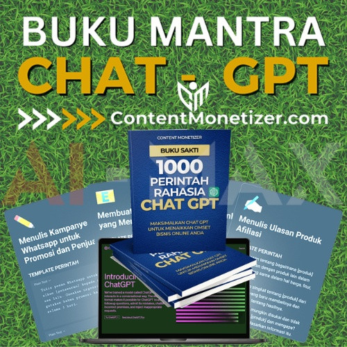 Jual Buku Mantra Chat - GPT | panduan ahli Buku Mantra 1000 Perintah ... Jual Buku Mantra Chat - GPT | panduan ahli Buku Mantra 1000 Perintah ...