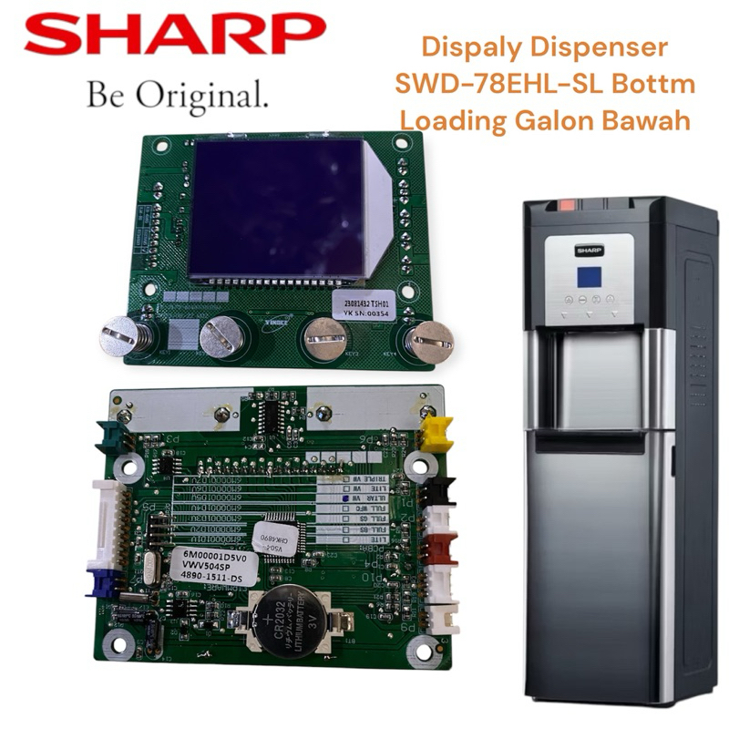 Jual MODUL Display Sharp Water Dispenser SWD-78EHL-SL Bottm Loading ...