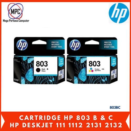 Jual Cartridge Tinta Hp 803 Black 803 Color Original | Shopee Indonesia