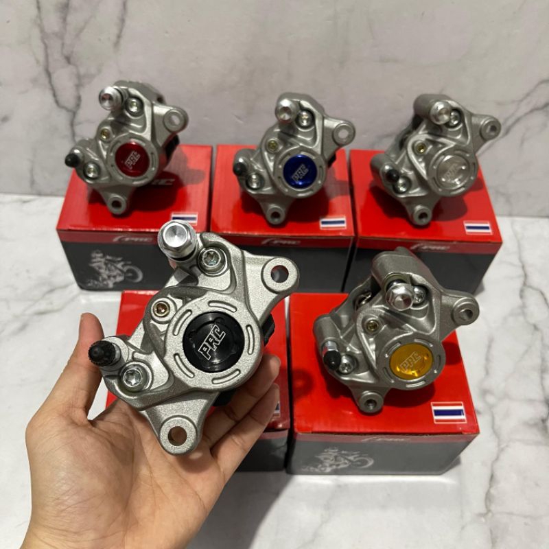 Jual kaliper 2P 2 piston big logo koin PRC Racing koin cnc pala babi cakram universal semua ...