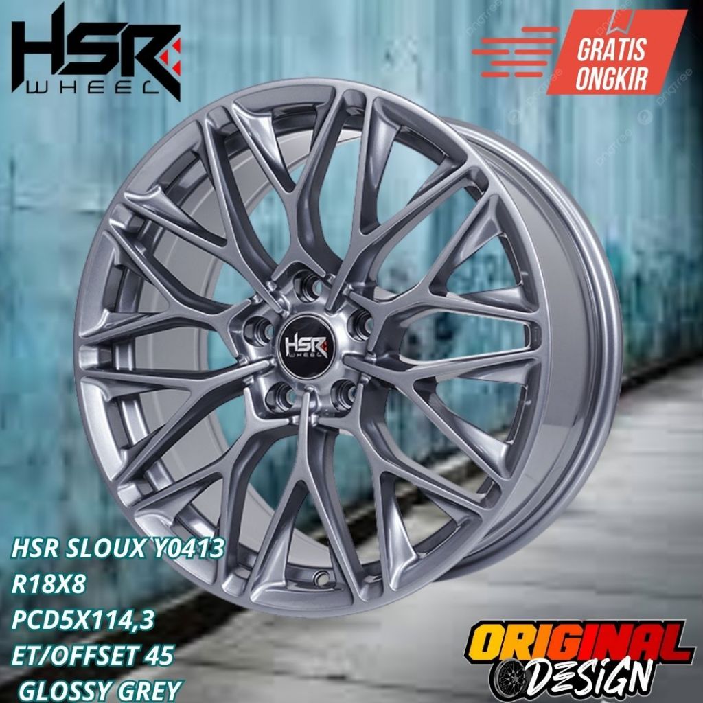 Jual Velg HSR SLOUX Ring 18 R18 Untuk Mobil ACCORD , CRV , JUKE , VOXY ...