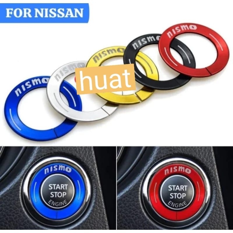 Jual cover ring button tombol start stop engine nissan xtrail juke dll ...