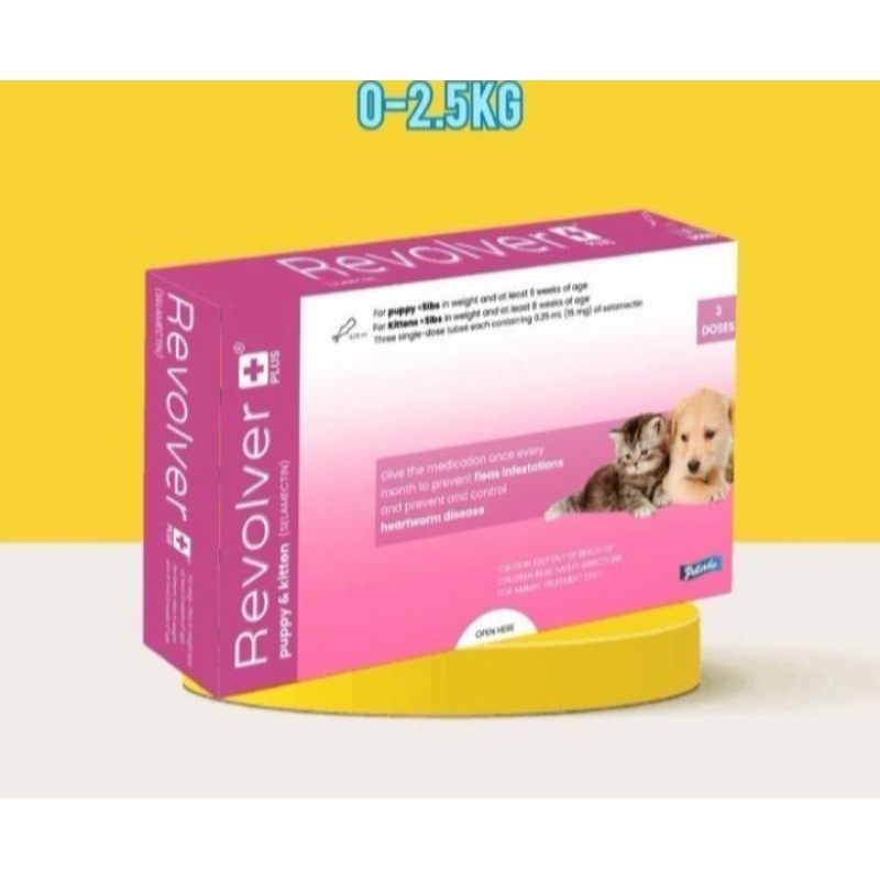 Jual Revolver Plus Kitten Puppy 0,25ml 1 Tube - Obat Tetes Kutu Kitten ...