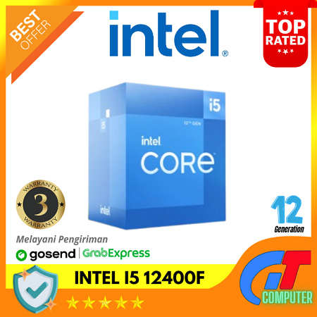 Jual Intel Core i5 12400F 2.5 GHz 6 Core 12 Threads Alder Lake - LGA1700 | Shopee Indonesia