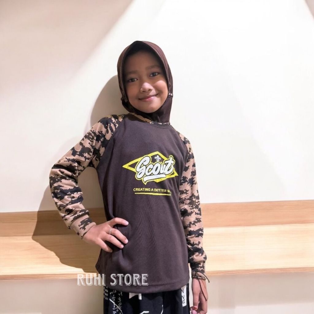Jual kaos scout pramuka ukuran anak SD sekolah dasar terlaris | Shopee ...