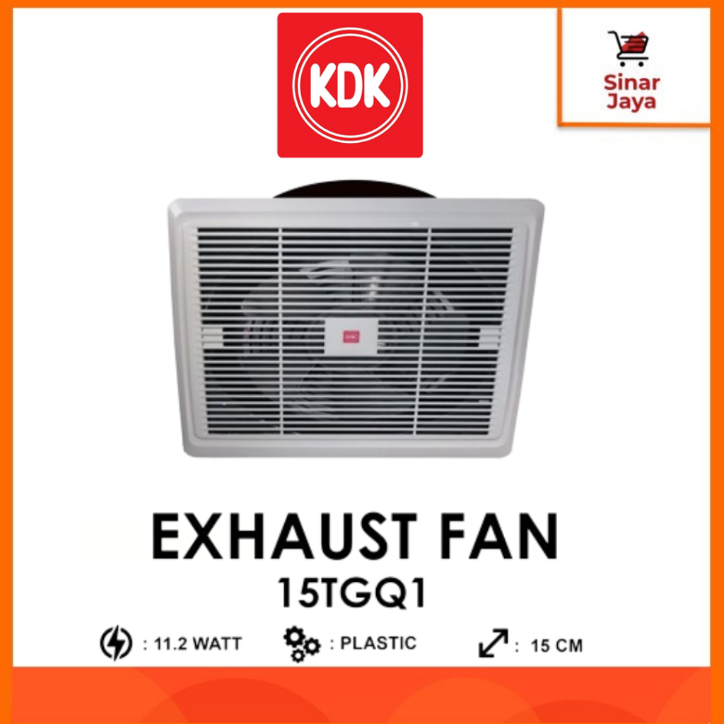Jual KDK 15-TGQ1 Ceiling Exhaust Fan / Heksos Plafon 6 Inci | Shopee ...