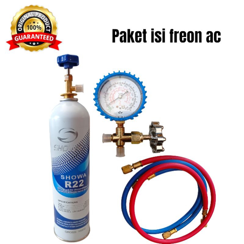 Jual PAKET LENGKAP ISI FREON AC RUMAH FREON AC R22 | Shopee Indonesia