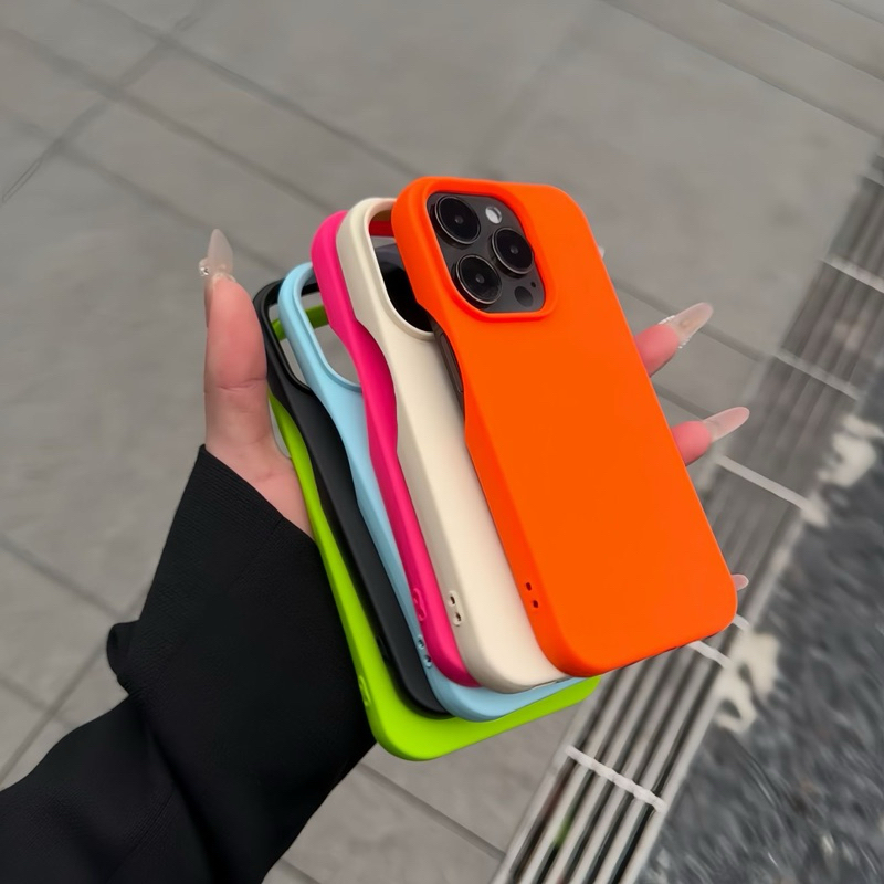 Jual HALF PACK SILICONE CASE MATTE SIMPLE SOLID COLOR SOFTCASE FOR ...