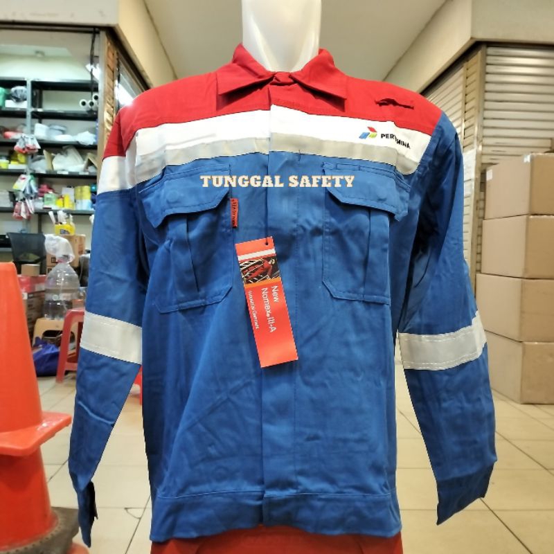 Jual Wearpack Atasan Pertamina Nomex IIIA / Wearpack Pertamina Nomex ...