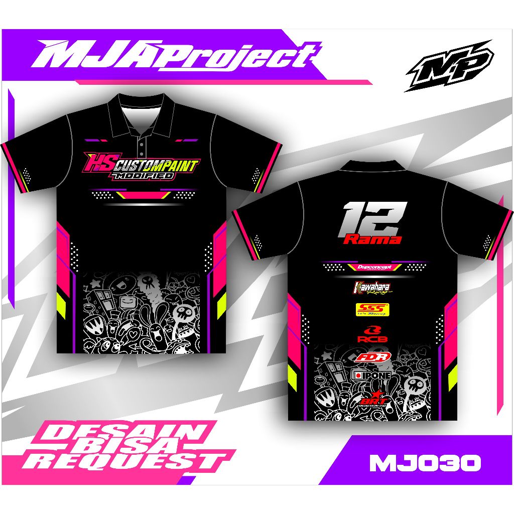 Jual JERSEY RACING kaos baju jersey racing custom full printing jersey ...