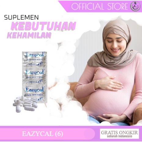 Jual Eazycal Eazycal Suplemen Kalsium Hamil & Menyusui Strip 6 dan Box 30 tablet | Shopee Indonesia