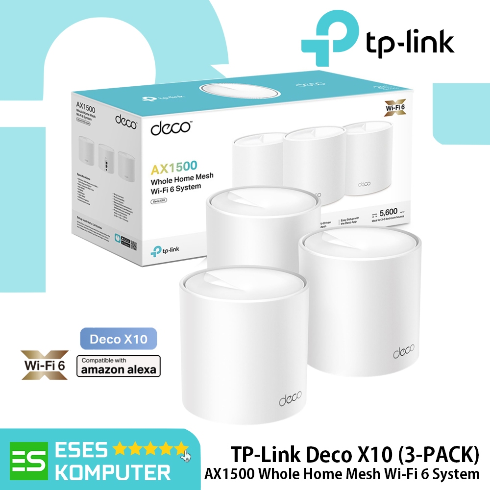 Jual TP-Link Deco X10 AX1500 Whole Home Mesh Wi-Fi 6 System | Shopee ...