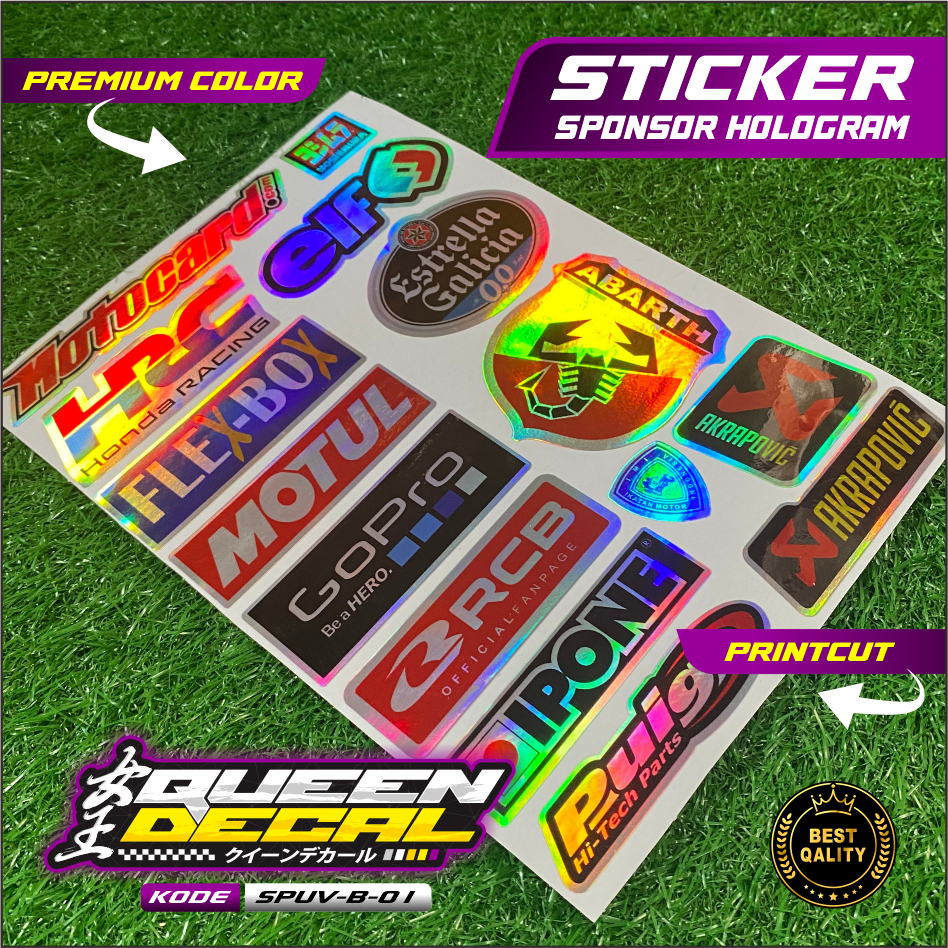 Jual Stiker Pack Variasi Vinyl / Hologram / Transparan Desain Menarik ...