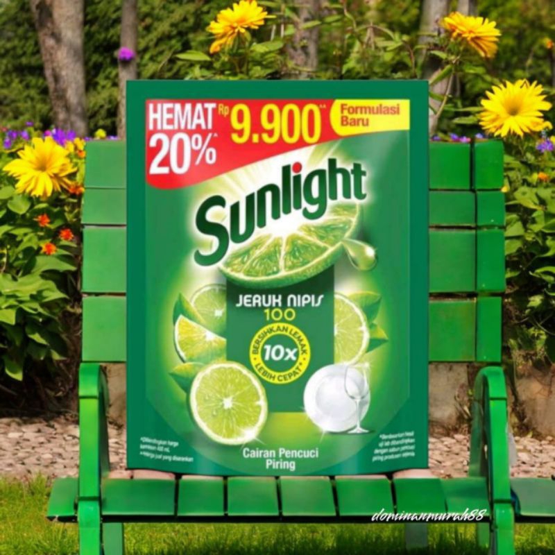Jual SUNLIGHT SABUN CUCI PIRING JERUK NIPIS REFILL 420 ML | Shopee Indonesia