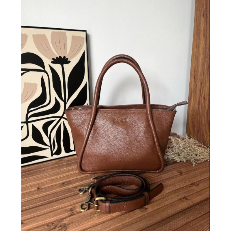 Jual Pepari Leather Tas Wanita Kulit Sapi Satchel Bag PA - 154 | Shopee ...