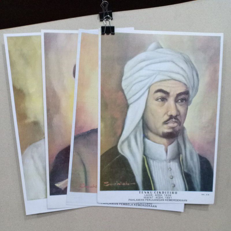 Jual Poster Pahlawan Perjuangan Kemerdekaan ukuran 25cmx35cm | Shopee ...