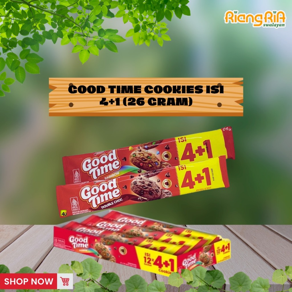 Jual GOOD TIME COOKIES ISI 4+1 (26GRAM) | Shopee Indonesia