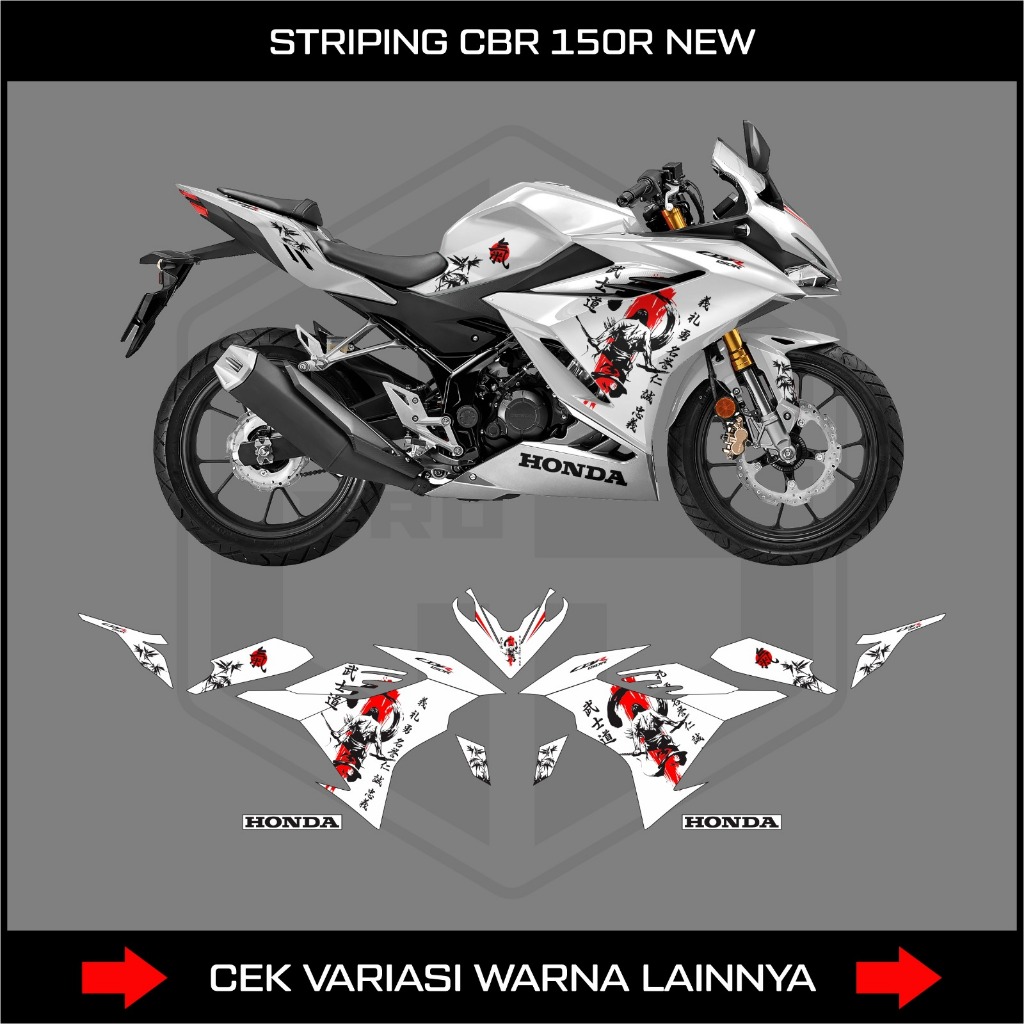 Jual STIKER STRIPING ALL NEW HONDA CBR 150R K45R (2020 2024) / STICKER DECAL CBR150R K45R ...