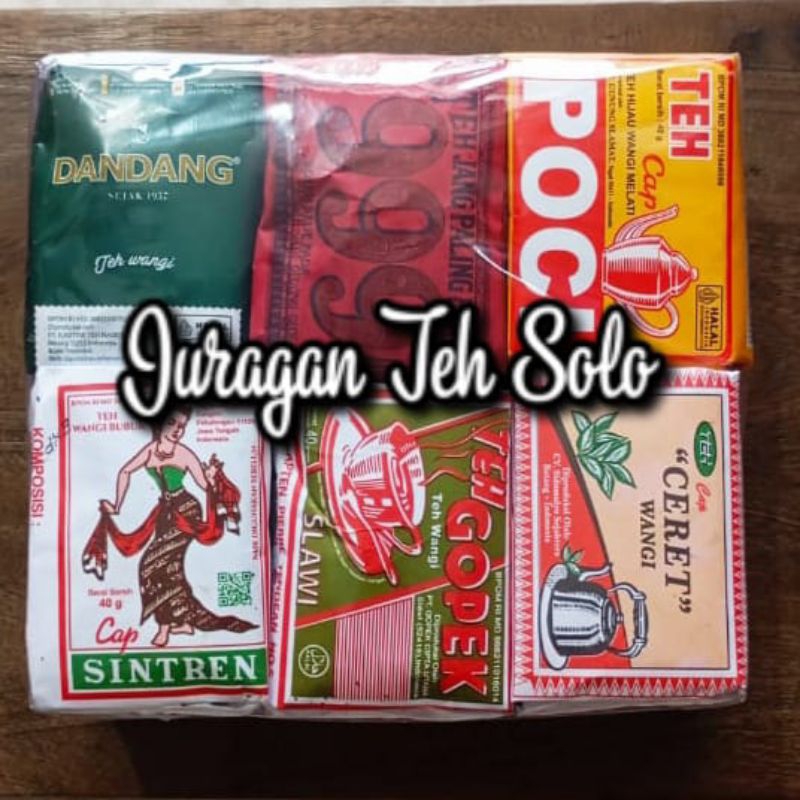 Jual Teh Racikan 6 Khas Wedangan Solo (Dandang Selection, 999, Poci ...