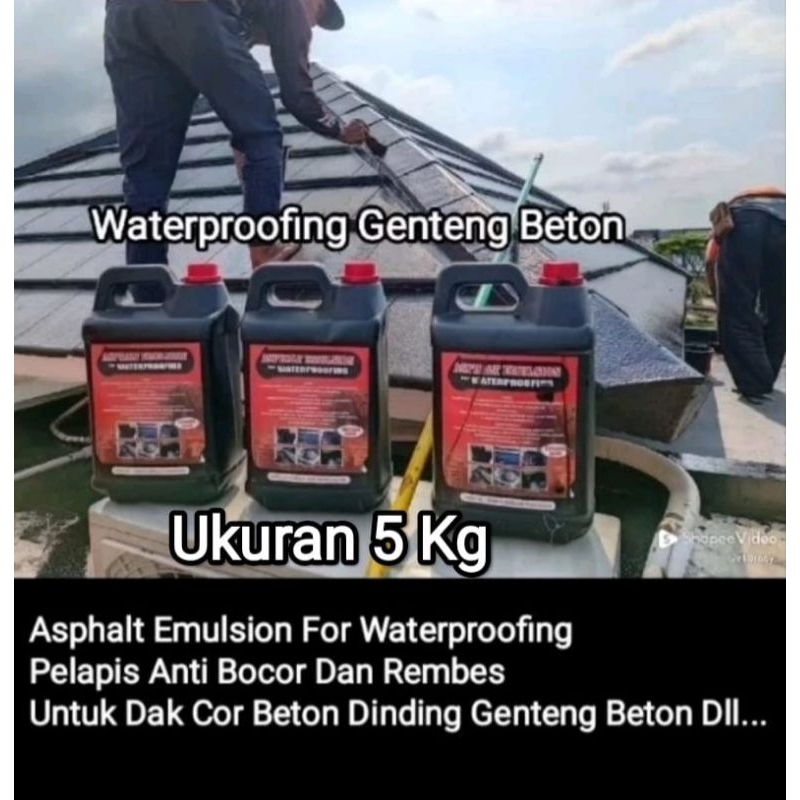Jual anti bocor dan rembes,Asphalt emulsion for waterprofing. | Shopee ...