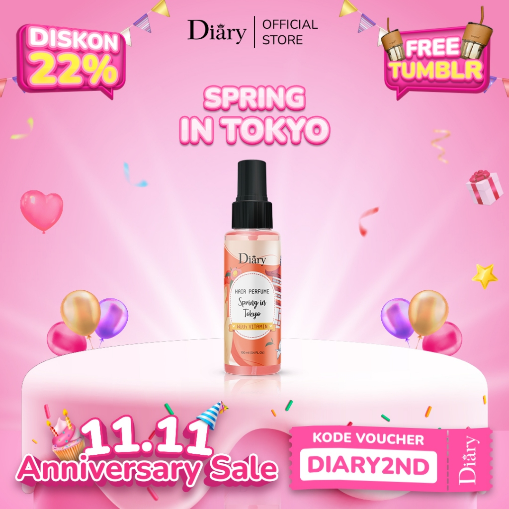Jual Diary Hair Perfume with Vitamin– Spring In Tokyo | Shopee Indonesia
