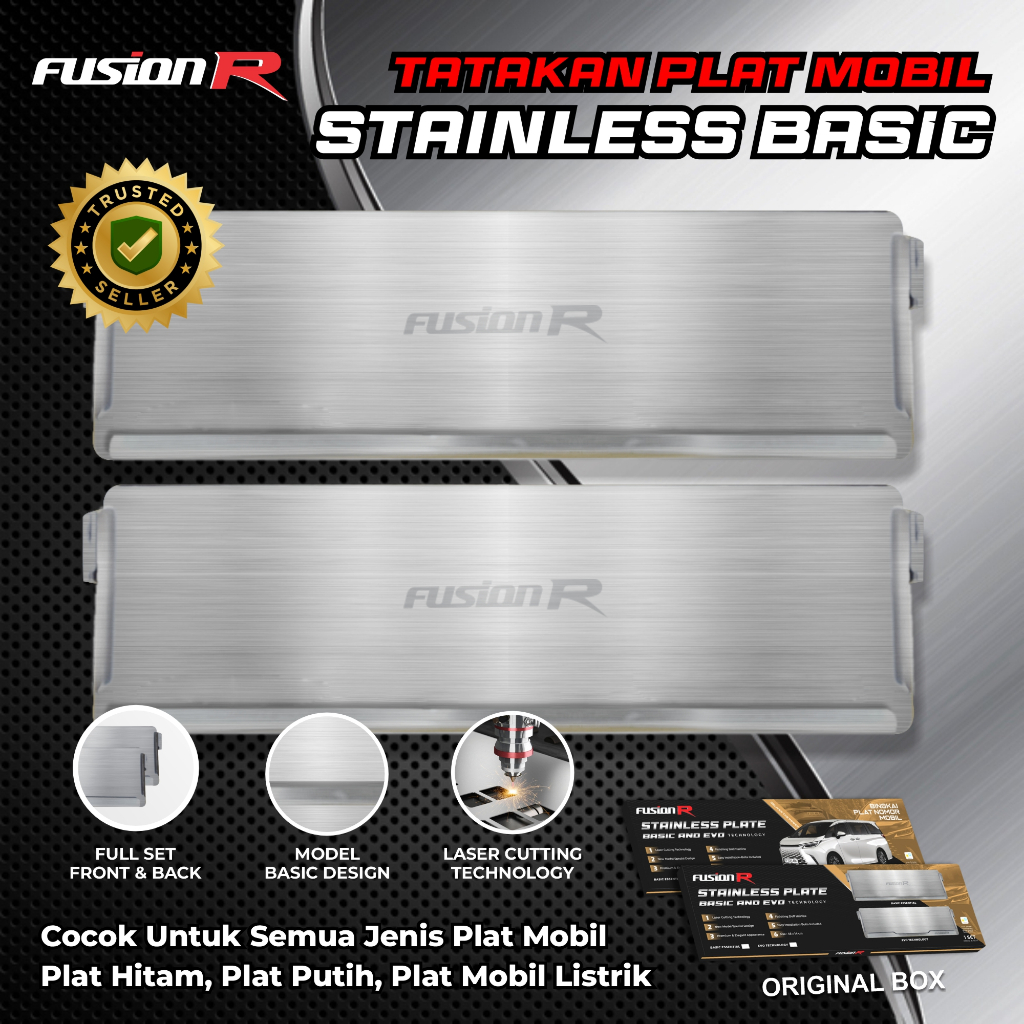 Jual FUSION R Tatakan Dudukan Frame Cover Tempat Plat Nomor Mobil ...