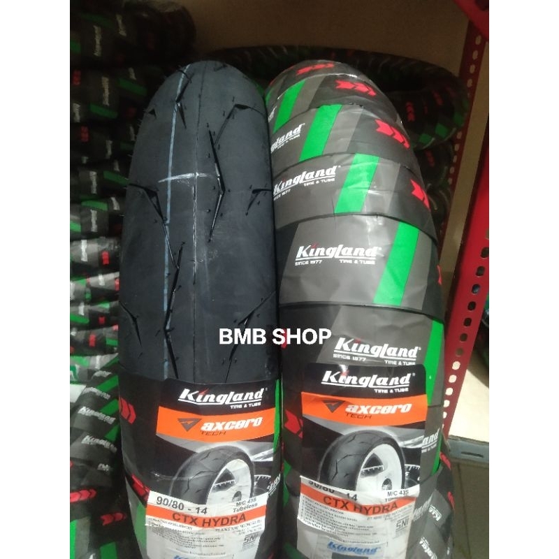 Jual Ban Kingland CTX Hydra 90/80-14 Tubeless soft compound Original ...