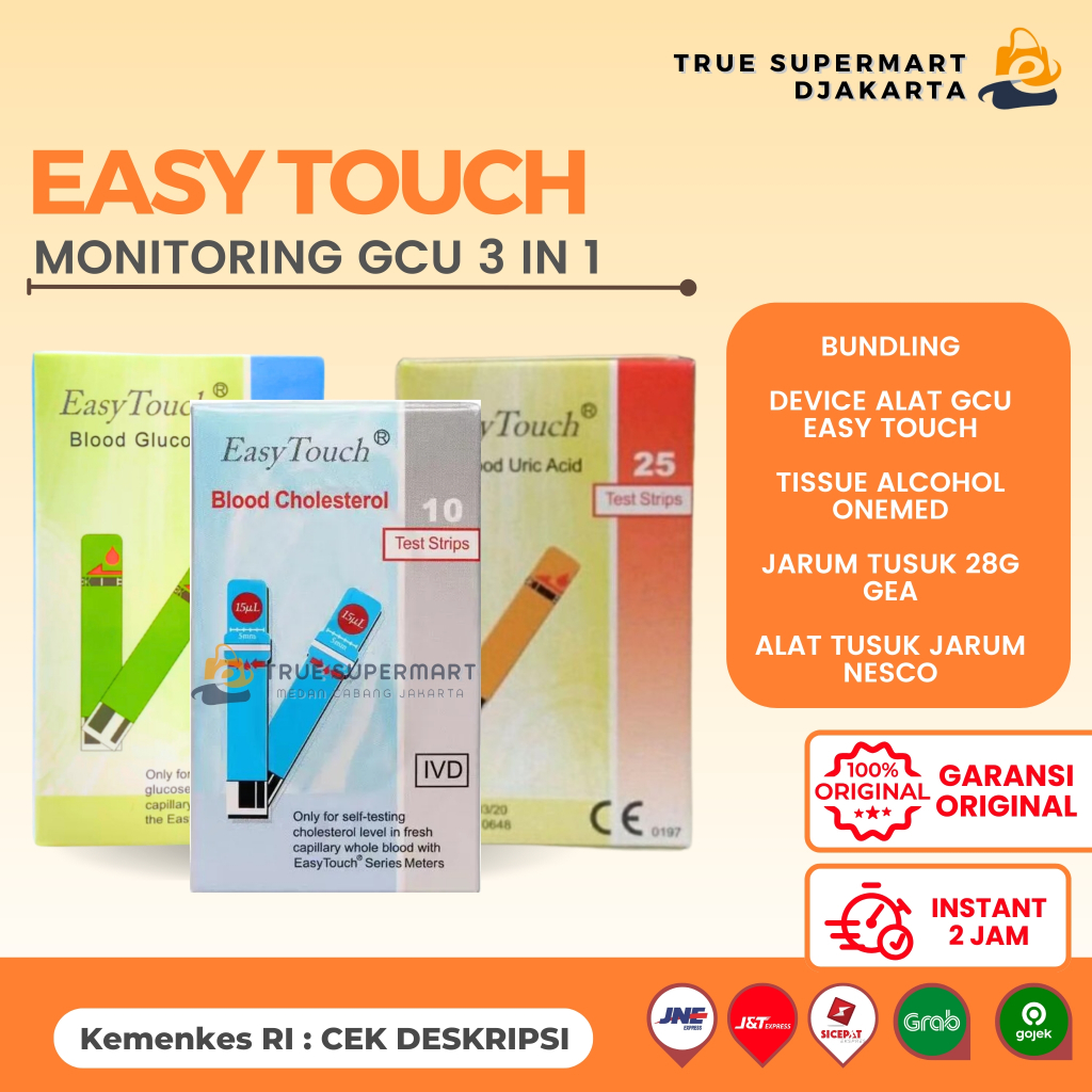 Jual Easy Touch Strip Test - Paket Bundling - Easytouch Cholesterol ...