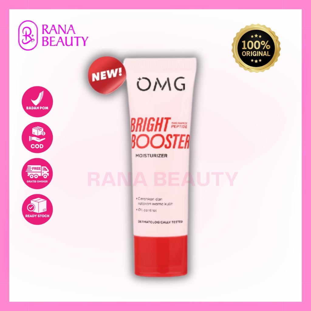 Jual OMG Moisturizer / OMG Moisturizer Cream Tube / OMG Bright Booster ...