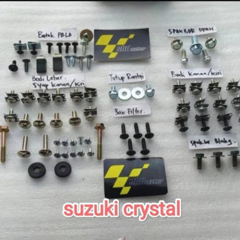 Jual baut Suzuki Crystal lengkap / baut full body Suzuki Crystal ...