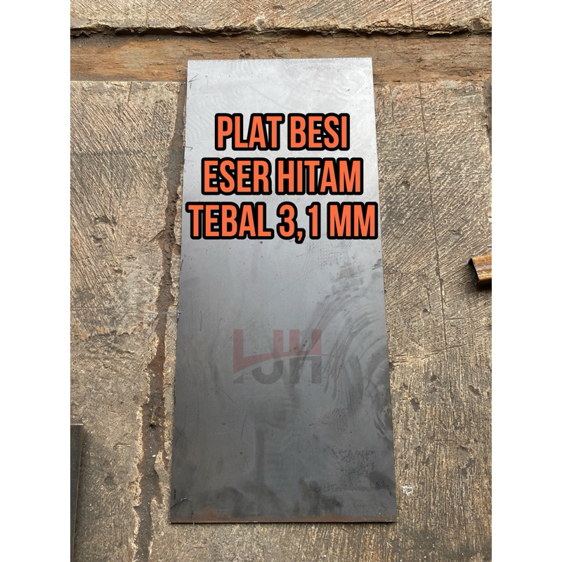 Jual Plat besi tebal 3 mm plat eser hitam plat polos hitam SR | Shopee Indonesia