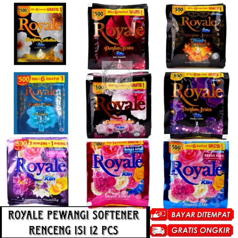 Jual Royale Pewangi Softener Renceng isi 12 Sachet | Shopee Indonesia