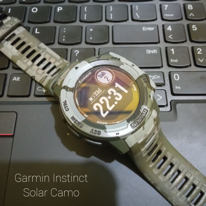 Jual Garmin Instinct Solar Camo Edition Smartwatch (second rare ...