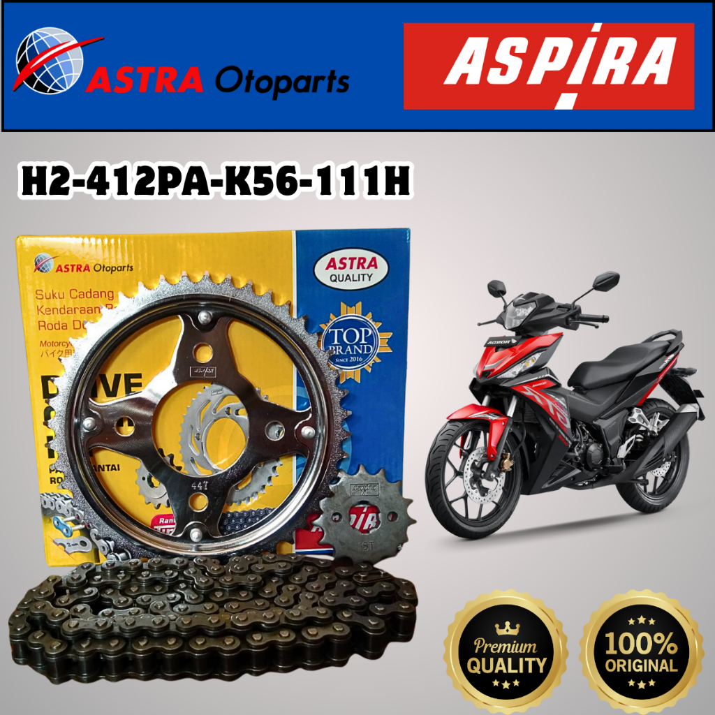 Jual Gir Set , Gear Set Motor Supra GTR 150 , Sonic 150 ASPIRA K56 ...