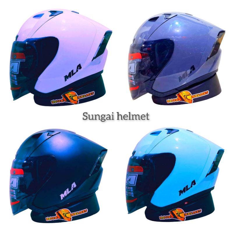 Jual Helm Half face MLA Zenit gorila glos original MLA | Shopee Indonesia