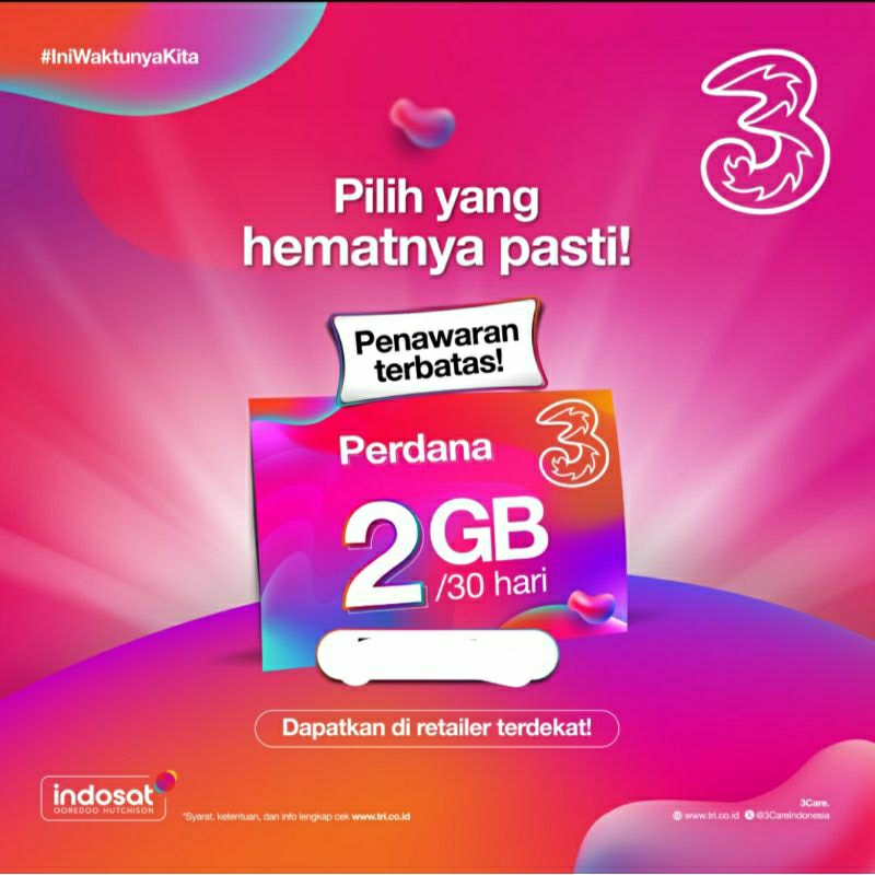 Jual Perdana tri 2gb | Shopee Indonesia