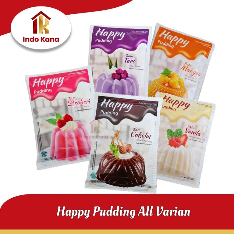 Jual NUTRIJELL HAPPY PUDDING BUBUK DENGAN SUSU | Shopee Indonesia