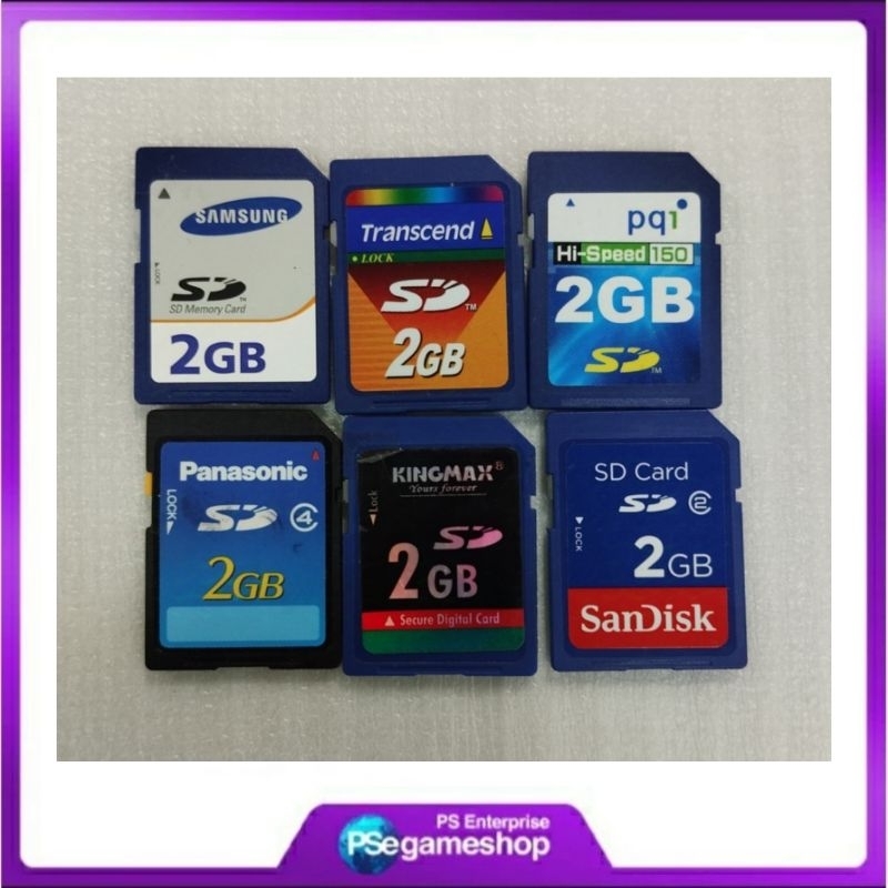 Jual Kartu Memori Flash SD (2GB/Random) | Shopee Indonesia