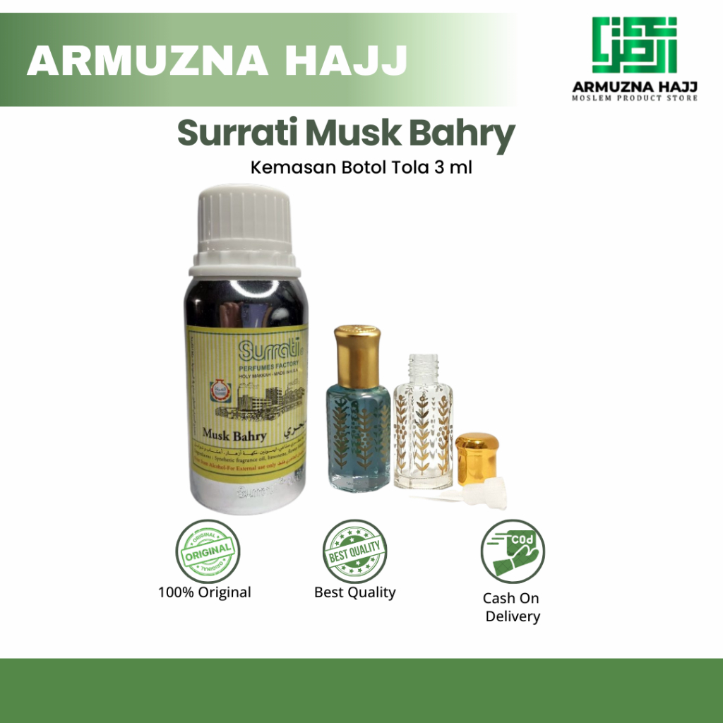 Jual Parfum Musk Bahry 3 ml Original Surrati | Parfum Original Made In ...