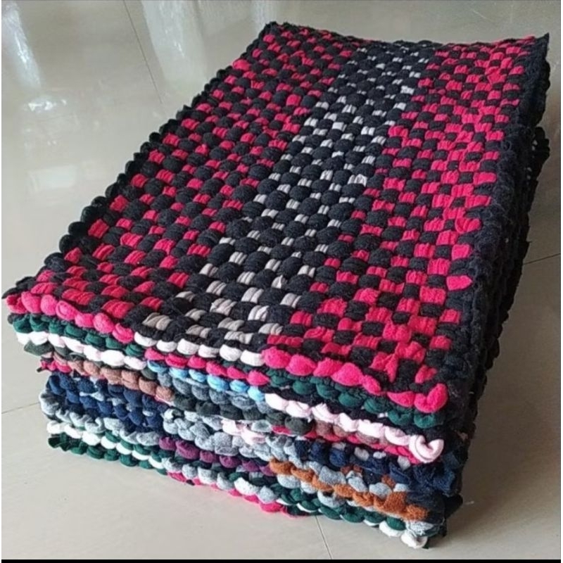 Jual Keset Anyam Tebal, Kesed Kaki Ukuran 48 x 30 CM | Shopee Indonesia