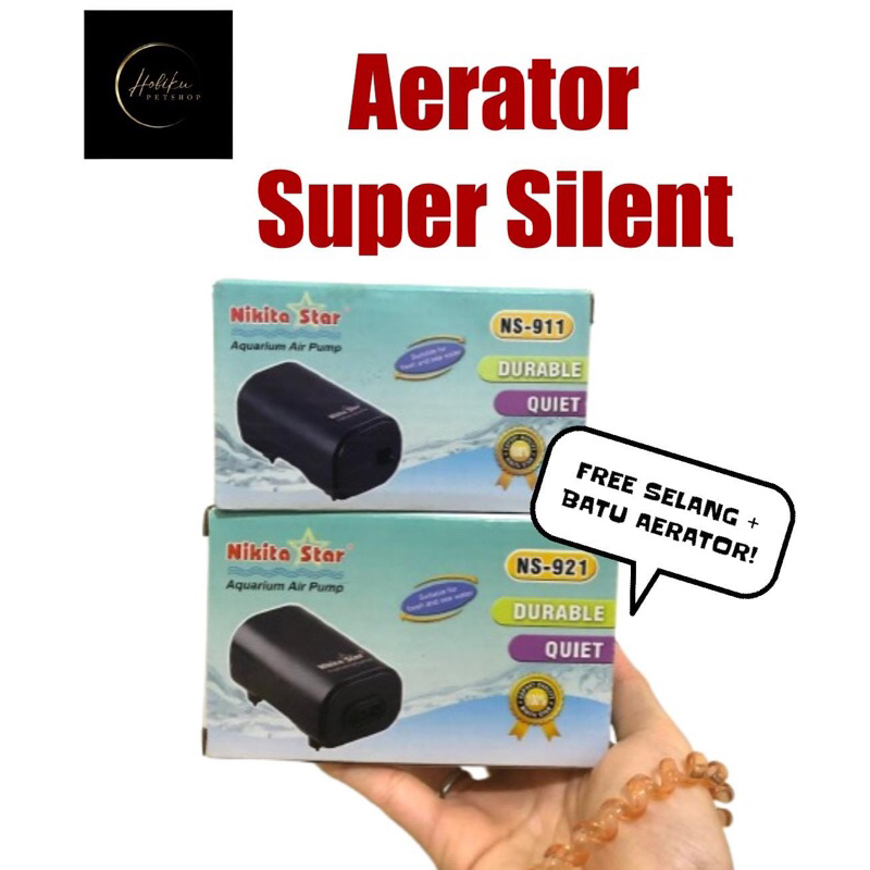 Jual Mesin Aerator Super Silent 1 dan 2 Lubang Nikita Star NS-911 NS-921 | Shopee Indonesia